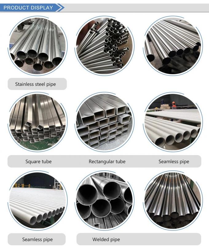 JIS G3459 DIN 17459 TP304 Stainless Steel Pipe 316 316L 310S Round ...